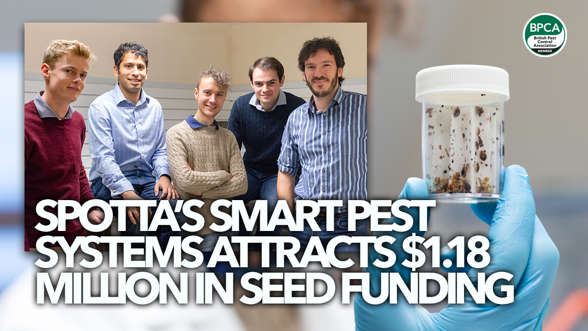 Spotta’s smart pest systems attracts $1.18 million in seed funding