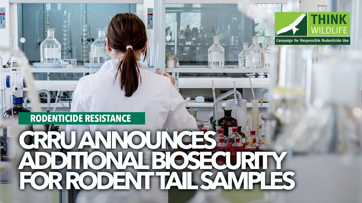 CRRU announces additional biosecurity for rodent tail samples