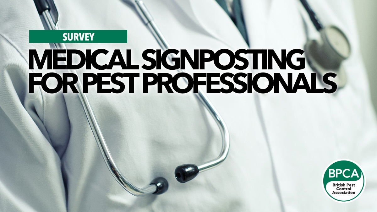 SURVEY: Medical signposting for pest professionals