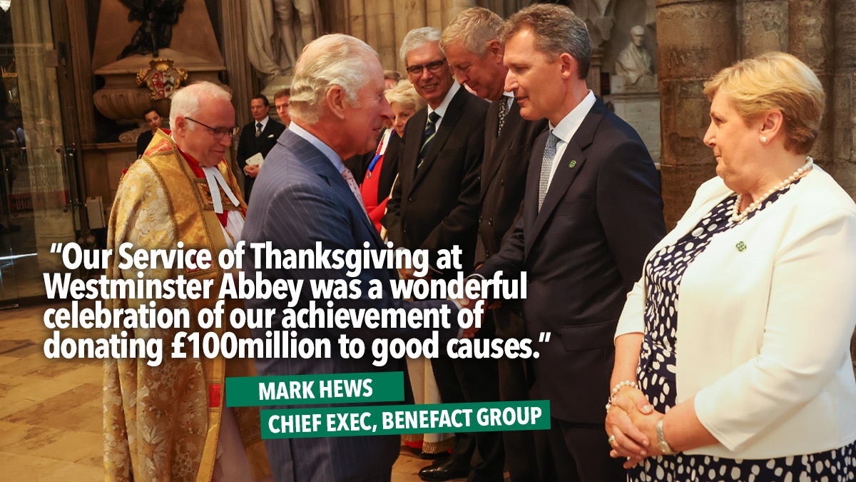 Cliverton celebrates £100m giving milestone