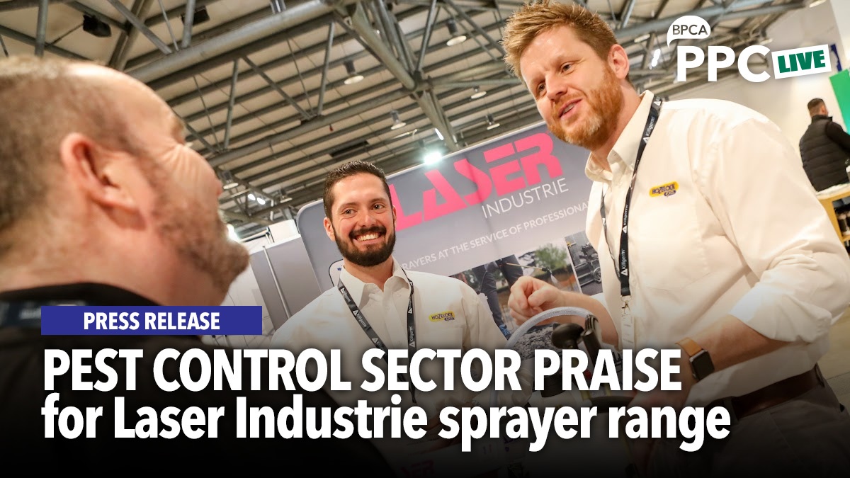 Pest control sector praise for Laser Industrie sprayer range