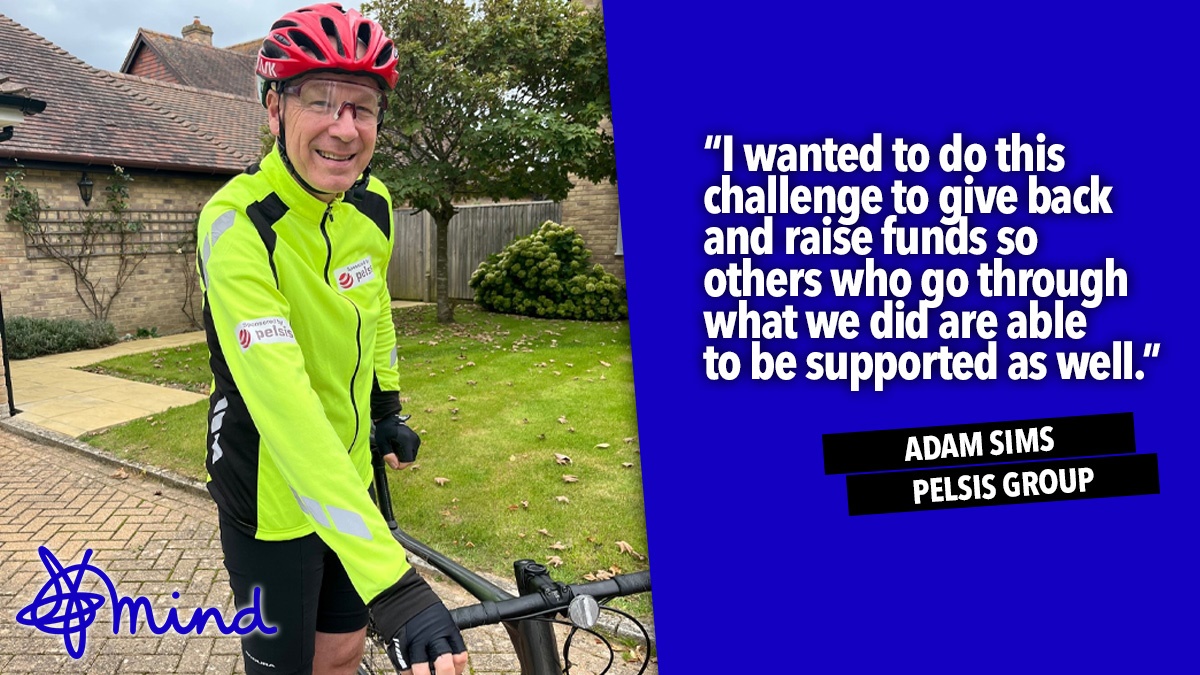 Cycling for Mind: Pelsis group employee takes on 4,500 mile challenge