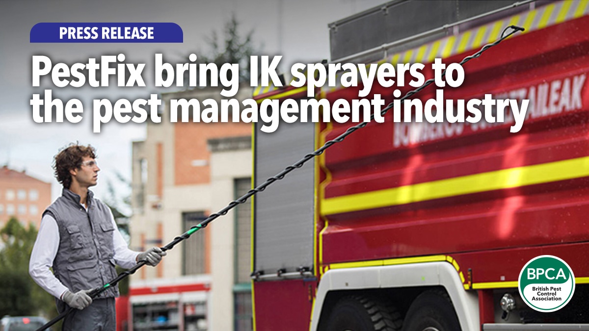 PestFix bring IK sprayers to the pest management industry