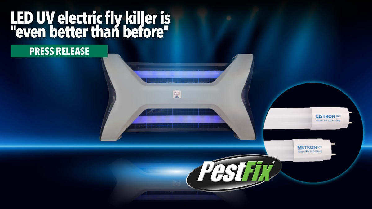 PestFix announces LED UV electric fly killer is "even better than before"