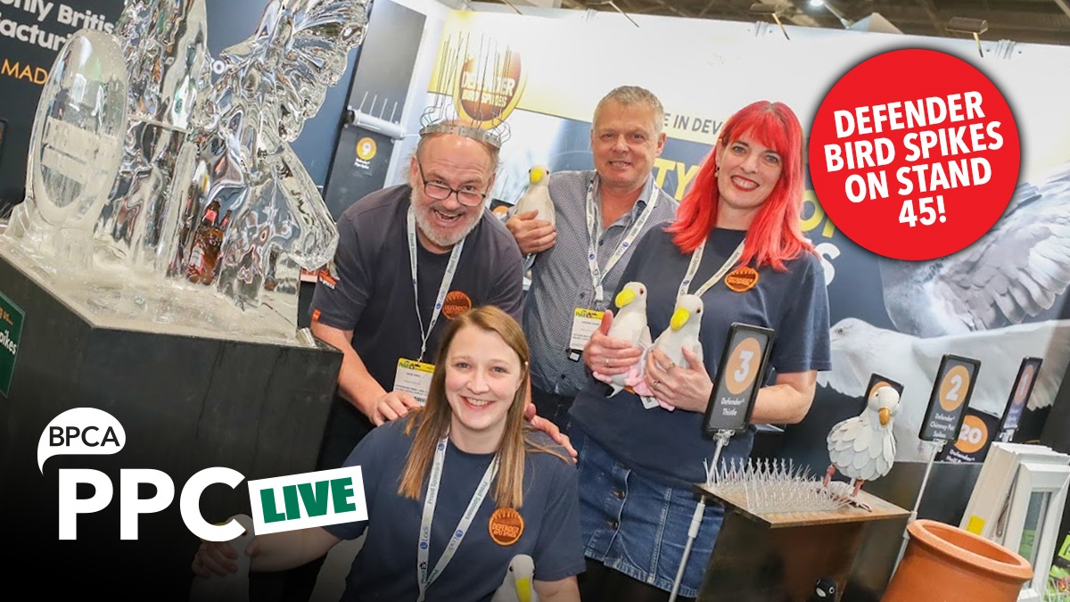 Defender Bird Spikes debut the Defender Irritator at PPC Live 2025