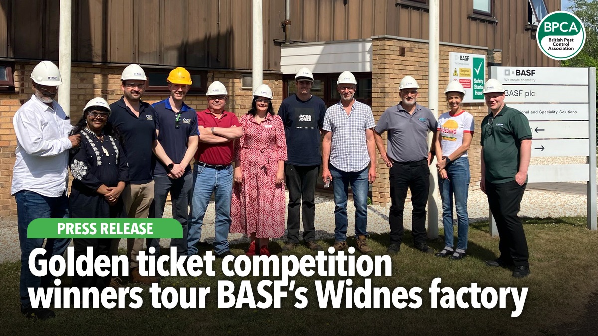 Golden ticket competition winners tour BASF’s Widnes factory