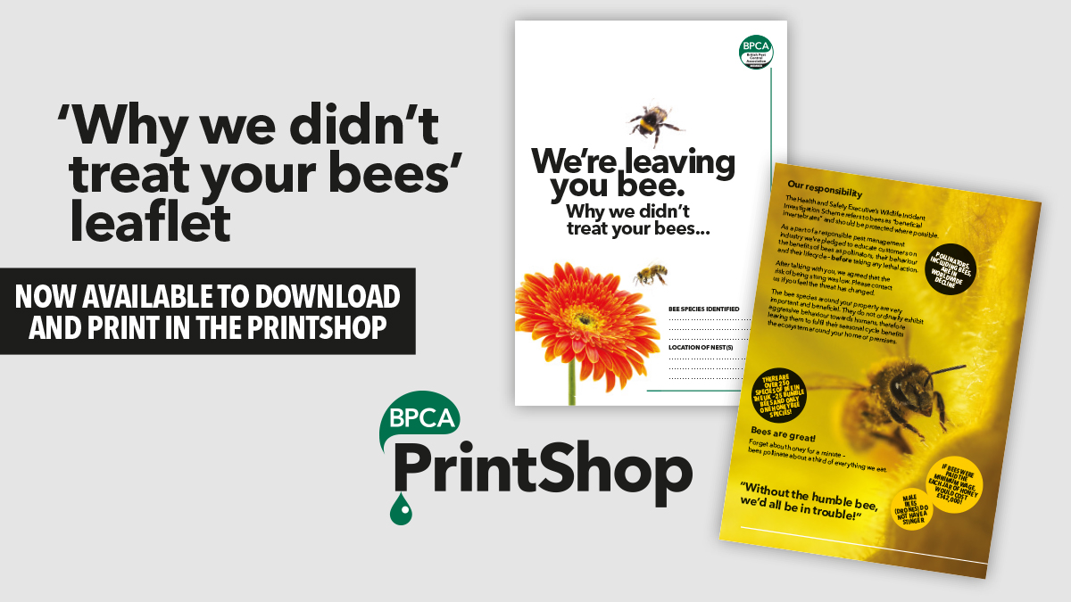 BPCA ‘Why we didn’t treat your bees’ leaflet now available