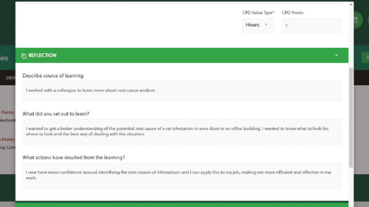 Logging your unstructured CPD points with BPCA Registered
