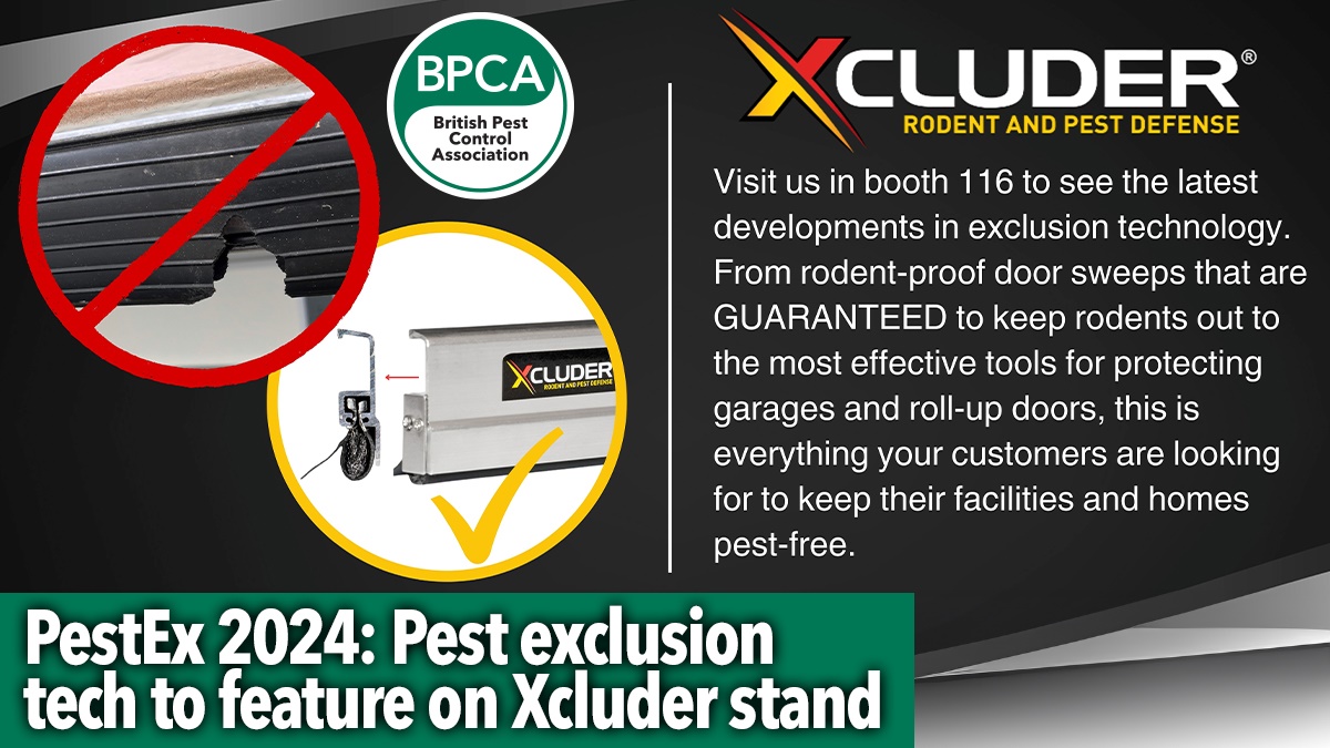 PestEx 2024: Pest exclusion tech to feature on Xcluder stand