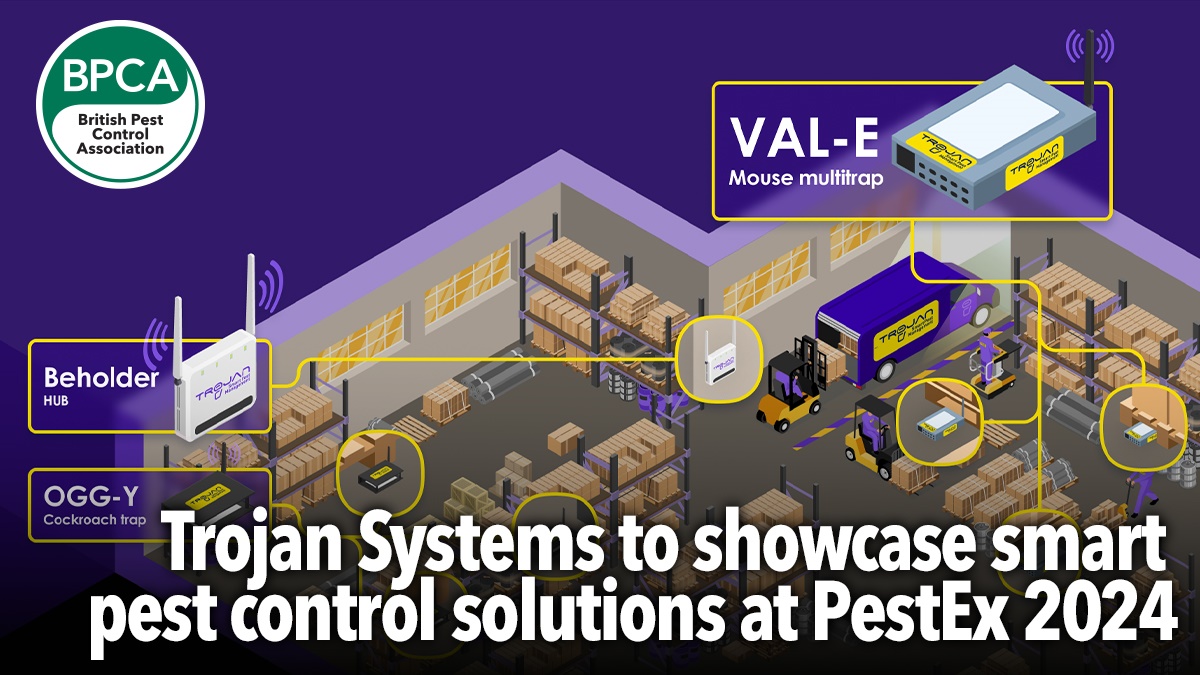 Trojan Systems to showcase smart pest control solutions at PestEx 2024